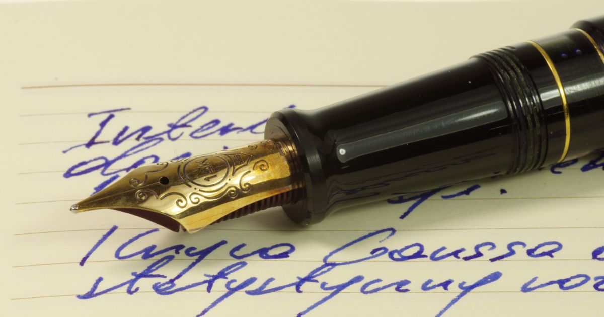 How To Fix a Fountain Pen That Is Too Wet